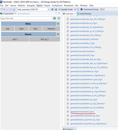 S32ds 3 4导入adc Example S32k118编译失败 Nxp Community
