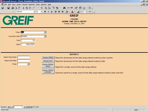 Best Downtime Tracker Excel Template Cost Of Doing Business Spreadsheet
