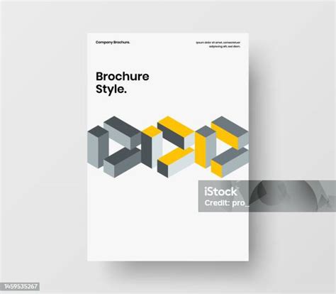 원래 팜플렛 디자인 벡터 개념입니다 밝은 모자이크 타일 책 표지 템플릿입니다 0명에 대한 스톡 벡터 아트 및 기타 이미지 0명 A4 용지 개념 Istock