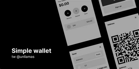 Github Unllamassimple Wallet Simple Web Application To Create A Non