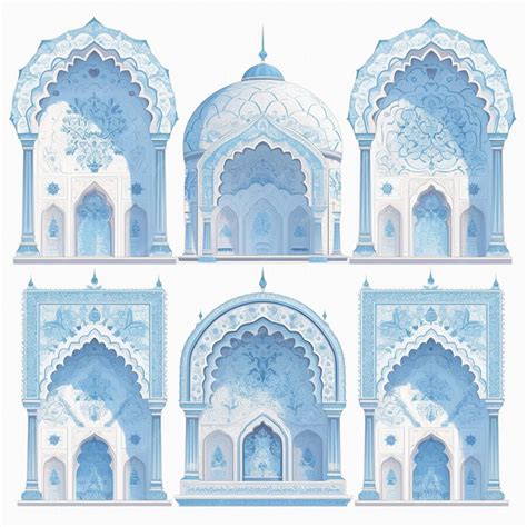 Premium Vector Indian Temple Patterns With Sacred Architecture