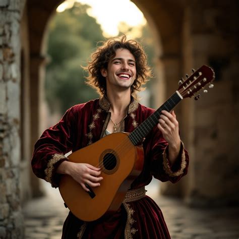 Free Joyful Medieval Musician Image Medieval Musician Renaissance