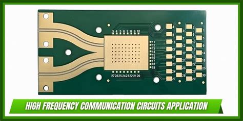 High Frequency Communication Circuits For High Frequency Pcb