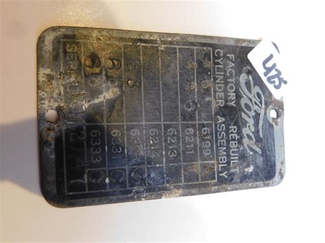 Ford Factory Rebuilt Cylinder Assembley” Vehicle Emblem