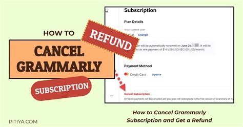 How To Cancel Grammarly Subscription And Get Refund In 2025