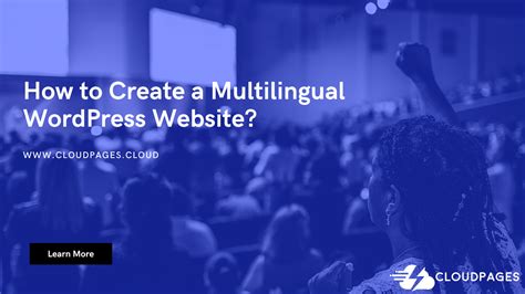 how to create a multilingual wordpress website cloudpages