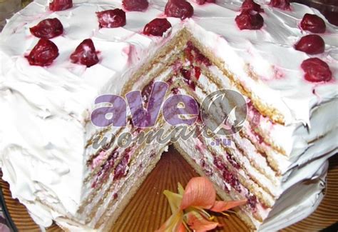 Медовик с вишней 3 рецепта крема для Медовика