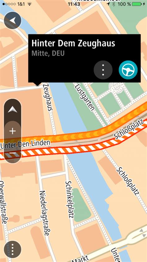 Navi App TomTom GO Mobile für iOS im Test pocketnavigation de Navigation GPS Blitzer POIs