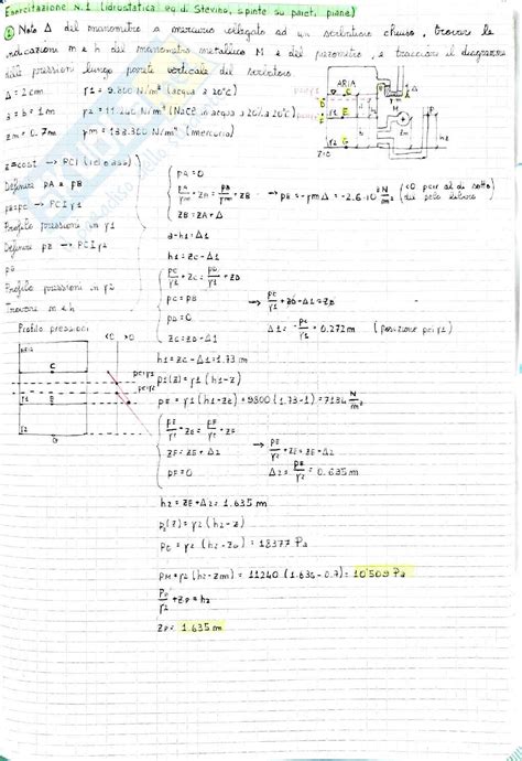 Idraulica Esercitazioni