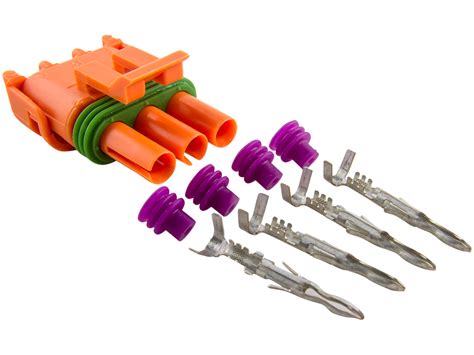 Connector Kit For Gm 2 Bar Map Sensor Delphi Weather Pack Efi Connection Llc