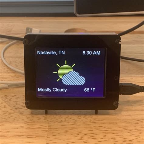 Dark Sky API PyPortal Weather Dashboard Hackaday Io