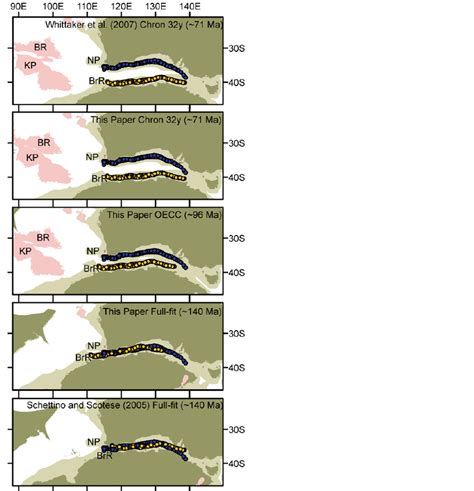 Plate Tectonic Reconstructions With Australia Fixed Plate Download Scientific Diagram