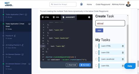 Bysani Abhinay Kumar On Linkedin Learningprogress Nxtwave