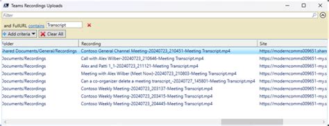 Controlling Teams Transcripts Practical365