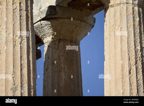 Doric Order Columns Of The Temple Of Aphaia A Symbolic Archaic Landmark