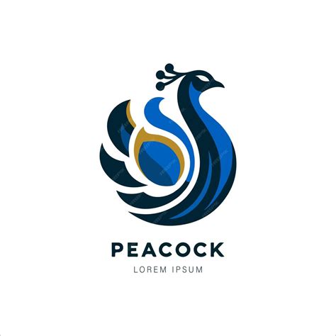 Premium Vector Vector Peacock Illustration Logo Design