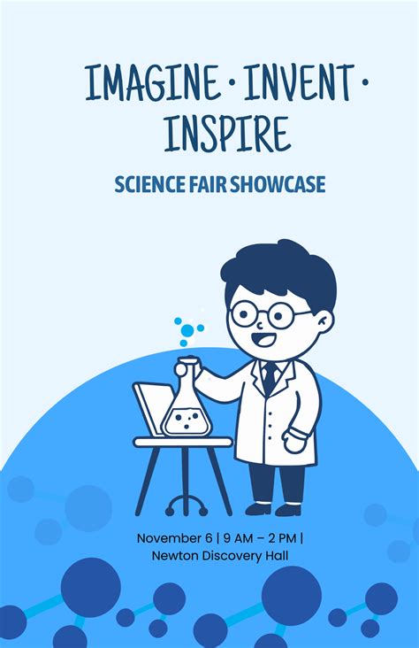 Free Science Fair Poster Templates Editable And Printable