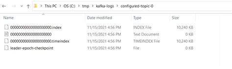 Kafka Storage Kafka Logs On Windows
