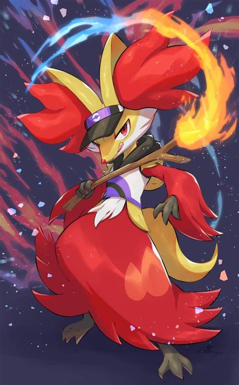 Delphox Pokemon Art