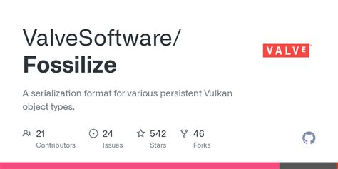 github valvesoftware fossilize a serialization format for various
