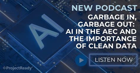 projectready on linkedin garbage in garbage out ai in the aec