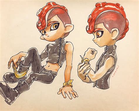 Male Octoling Art By Nightcokeshi Twitter