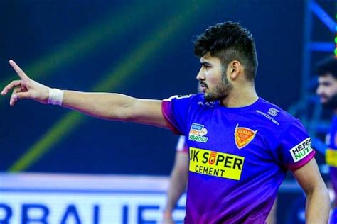 pkl 9 defending champions dabang delhi name naveen kumar goyat as