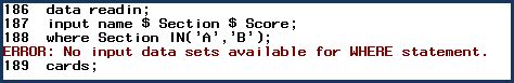 SAS WHERE Vs IF Statements