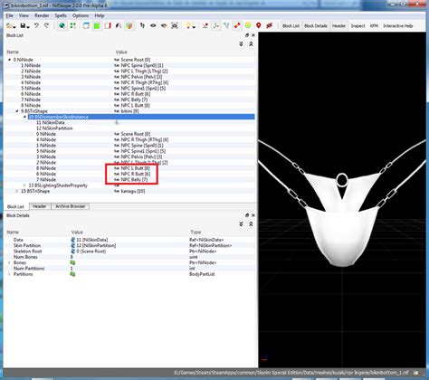 uunp underwear mod that supports belly node technical support