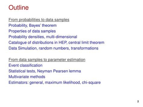 Ppt Statistical Methods In Hep Powerpoint Presentation Free Download Id 1546011