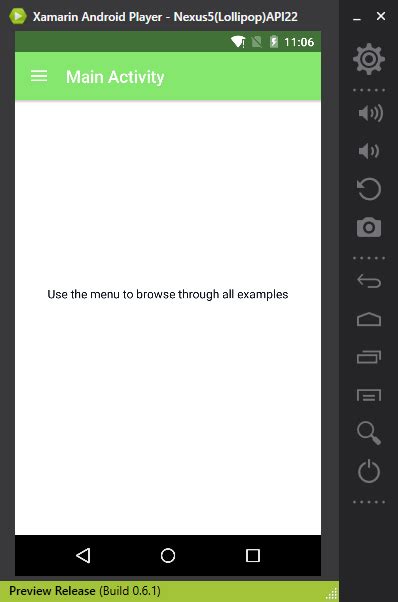 Mvvmcross Beta5 And Sidepanel Navigation Sample Jammerbiz