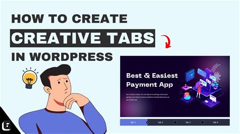 How To Create A Creative Tabs In Wordpress Youtube