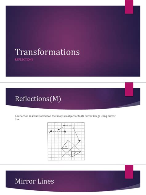 Reflections Pdf Cartesian Coordinate System Matrix Mathematics