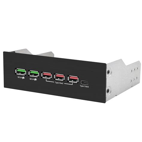 Buy Ezdiy Fab In Gbps Usb Gen Hub And Type C Port Front Panel Usb Hub With Qc