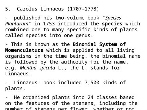 Ppt Chapter 16 Plant Classification Systematics I Introduction Plant Classification Or
