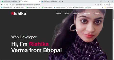 Rishika Verma On Linkedin Connections Bharatintern Html5 Css Javascript Webdevelopment