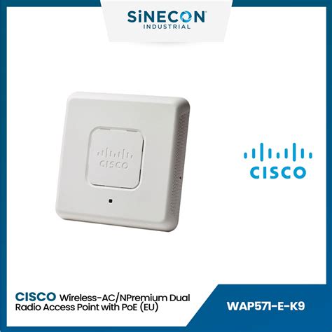 CISCO ACCESS POINT อปกรณขยายสญญาณ Wireless AC N Premium Dual Radio Access Point with PoE EU