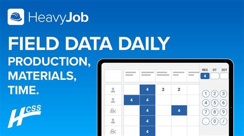 Easily Enter Construction Time Cards In The Field Hcss Heavyjob Youtube