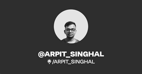 Arpitsinghal Instagram Linktree