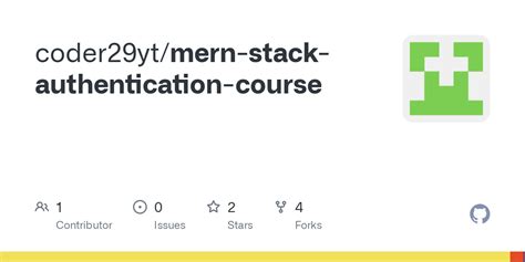 GitHub Coder Yt Mern Stack Authentication Course