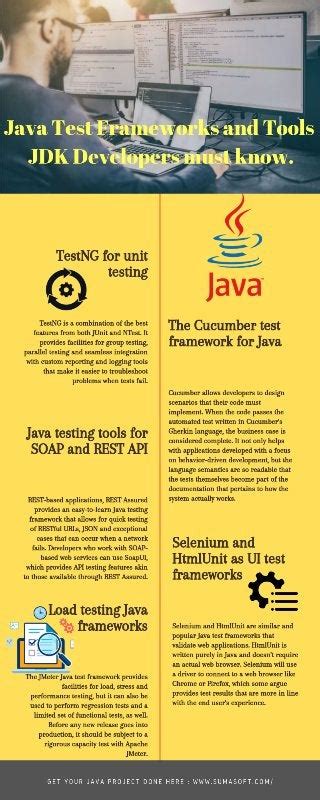 java test frameworks and tools jdk developers must know