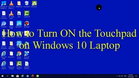 How To Turn ON The Touchpad On Windows 10 Laptop Turn Ons Windows 10 Touchpad