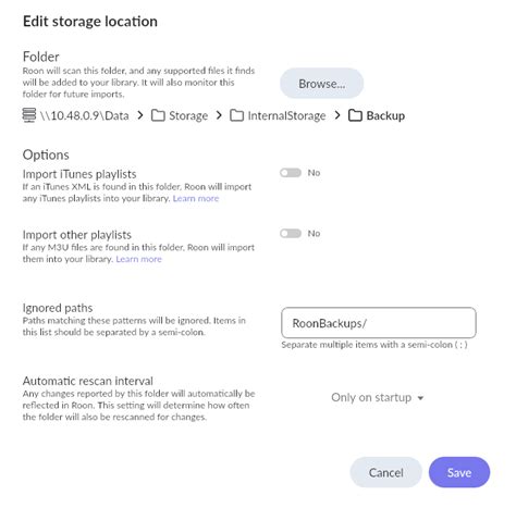 Database Backup On Internal Storage Issue Refnc5m0q Support Roon