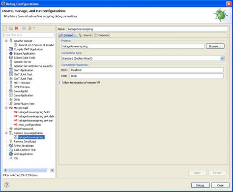 El Rincón De Corbarts Poner En Modo Debug Proyecto Maven Gwt Spring