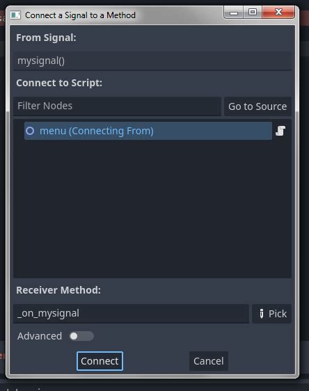 godot 4 call function with signal on other scene game development