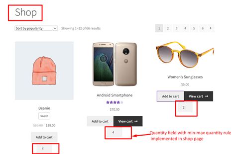How To Set Quantity Field In Woocommerce Shop Page And Apply Minimum Maximum Rule Tyche Softwares