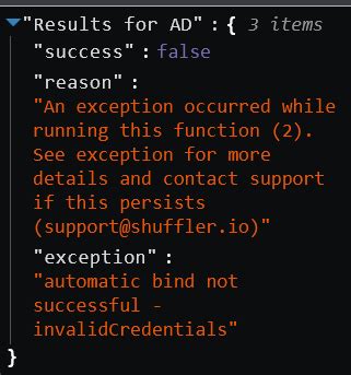 Active Directory Python App Fails To Connect Issue Shuffle Python Apps Github