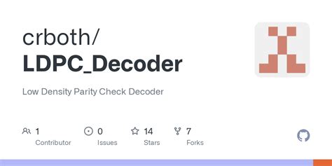 GitHub Crboth LDPC Decoder Low Density Parity Check Decoder
