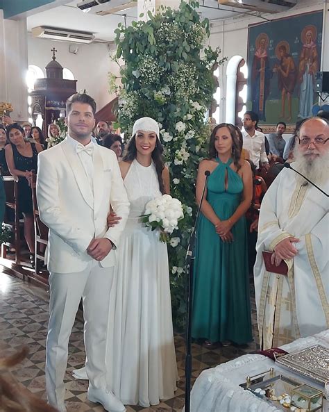 Λούκας Γιώρκας Βασιλική Σαλαμπάση Παντρεύτηκαν στην Κύπρο