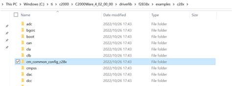 tms320f28384s 导入 c ti c2000ware 4 02 00 00 driverlib f2838x examples